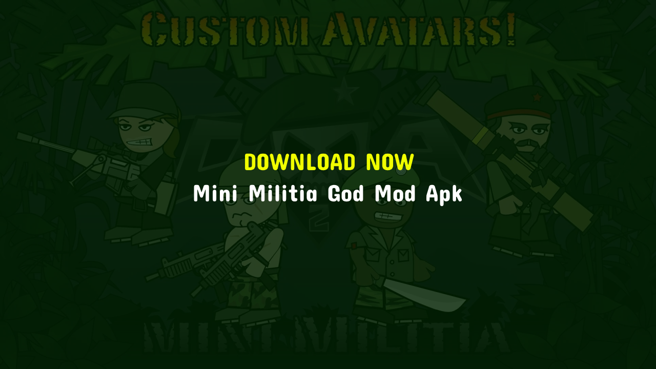 Mini Militia God Mod APK V5.6.0 [2025] All Unlimited Free