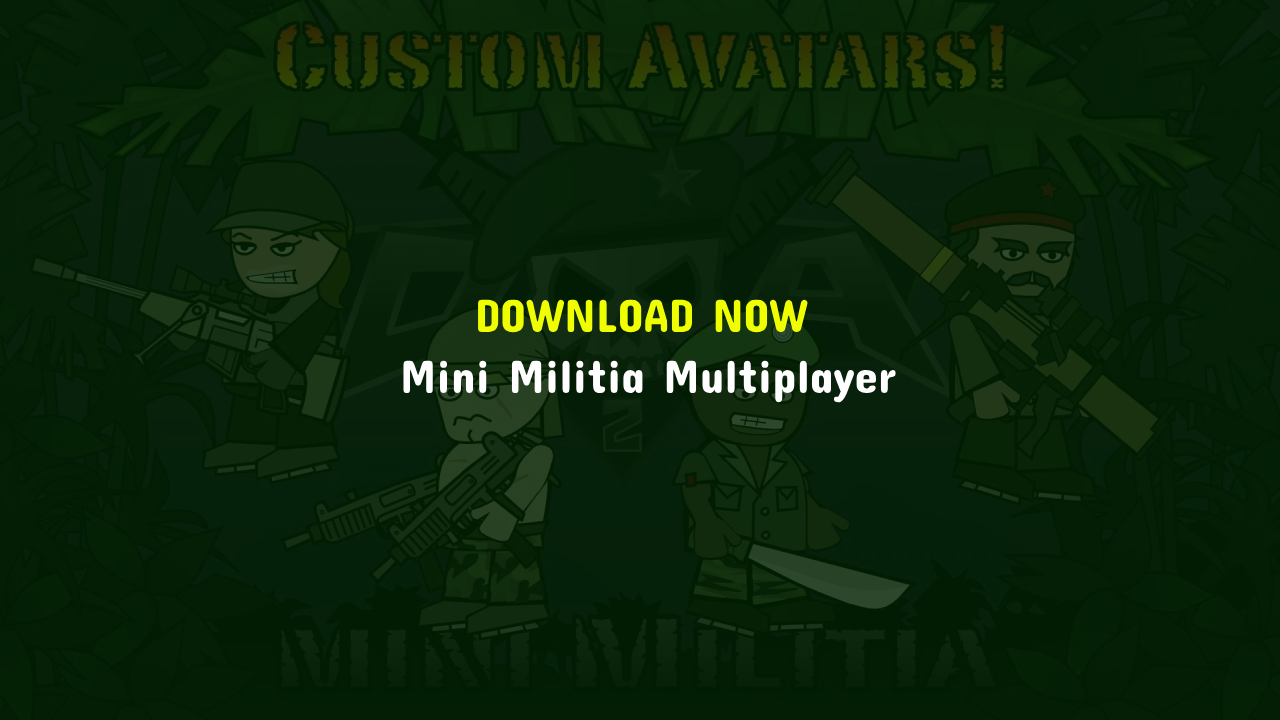 Download Mini Militia Multiplayer [2026] Free | No Ads | Unlimited