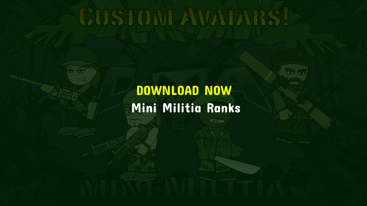 Mini Militia Ranks [2025] All Levels & Ranks Complete Easy Guide
